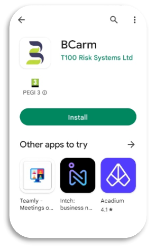 Login to the BCarm HSM App