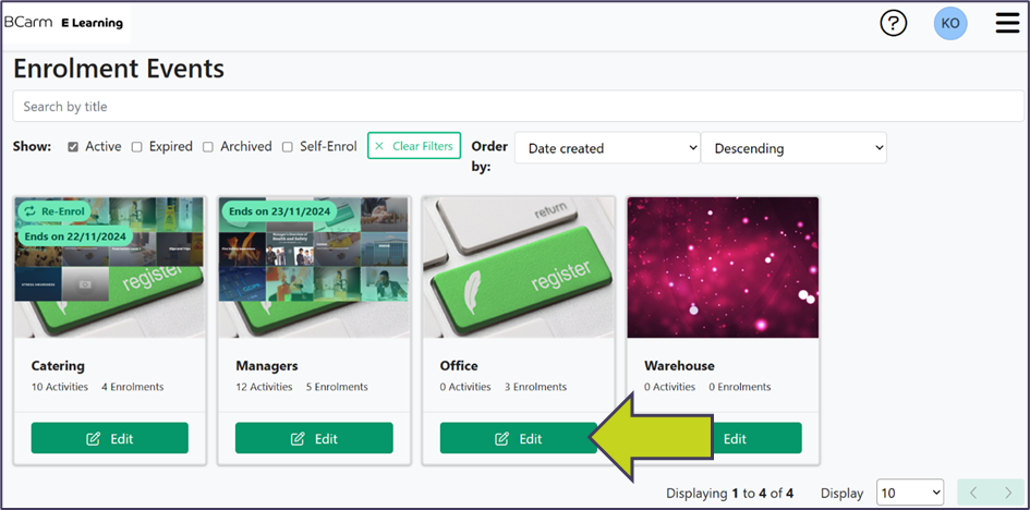 E Learning Setup Step 2 Add Your Courses
